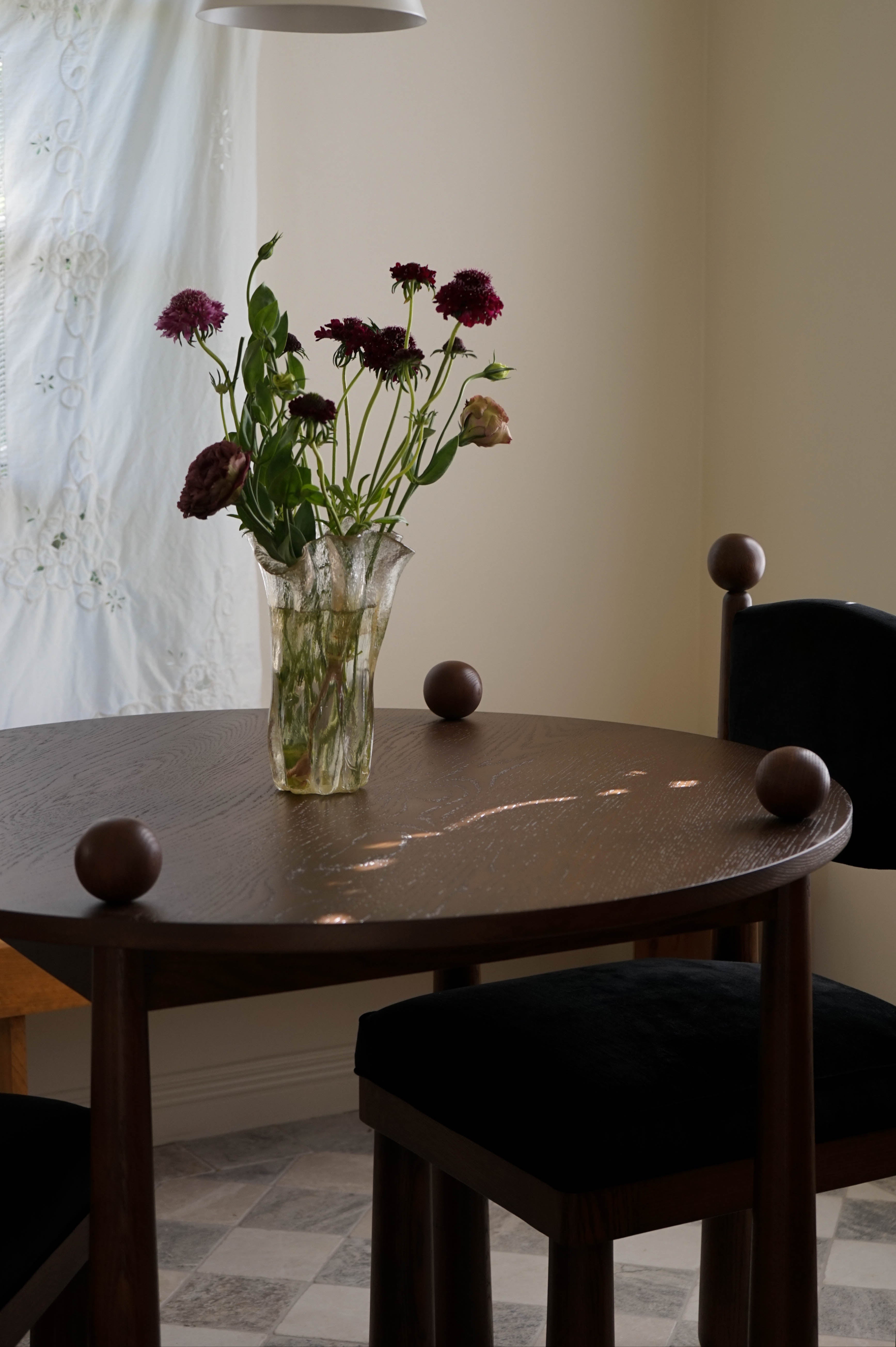 DOTT DINING TABLE - EBONY – TASE GALLERY